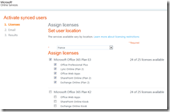 Office 365 – Install and configure Directory Synchronization (DirSync)