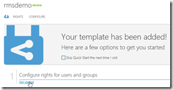 Office 365 – Manage RMS templates