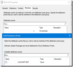 SCCM – Cloud Distribution Point