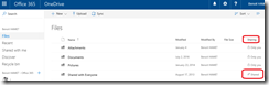 Office 365 – Shared status indicator in OneDrive for Business