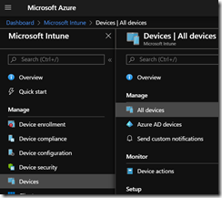 Intune – You can perform bulk actions on devices