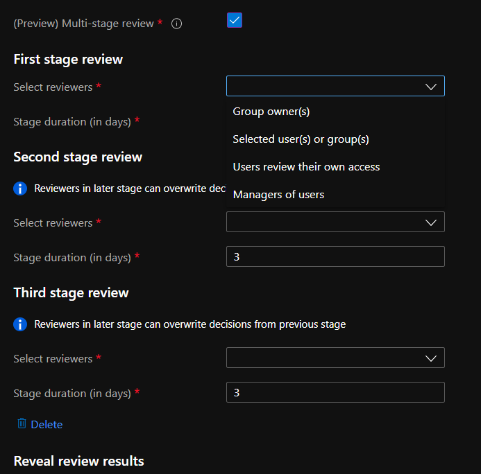 Azure AD – You can now implement multi-stage review in your access reviews