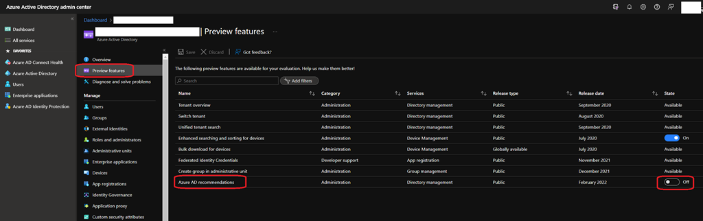 Azure AD – Get customized recommendations to improve your Azure AD ...