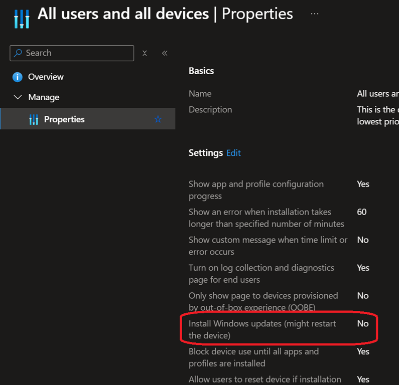 Intune – Windows Security Updates can now be installed during autopilot ...