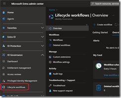 Entra ID – Manage inactive users with Identity Lifecycle Workflow (preview)